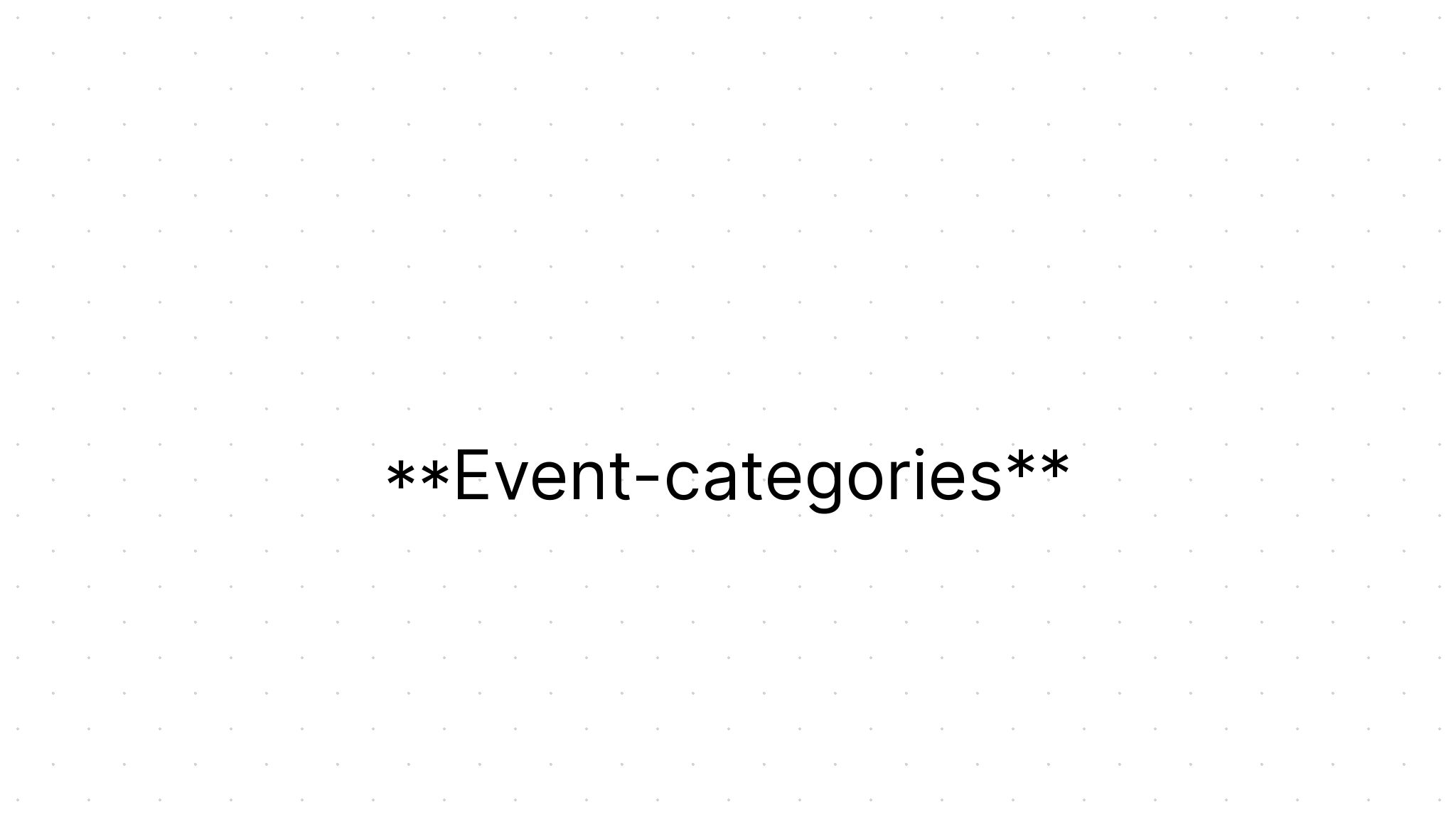 Event-categories | ELE Group